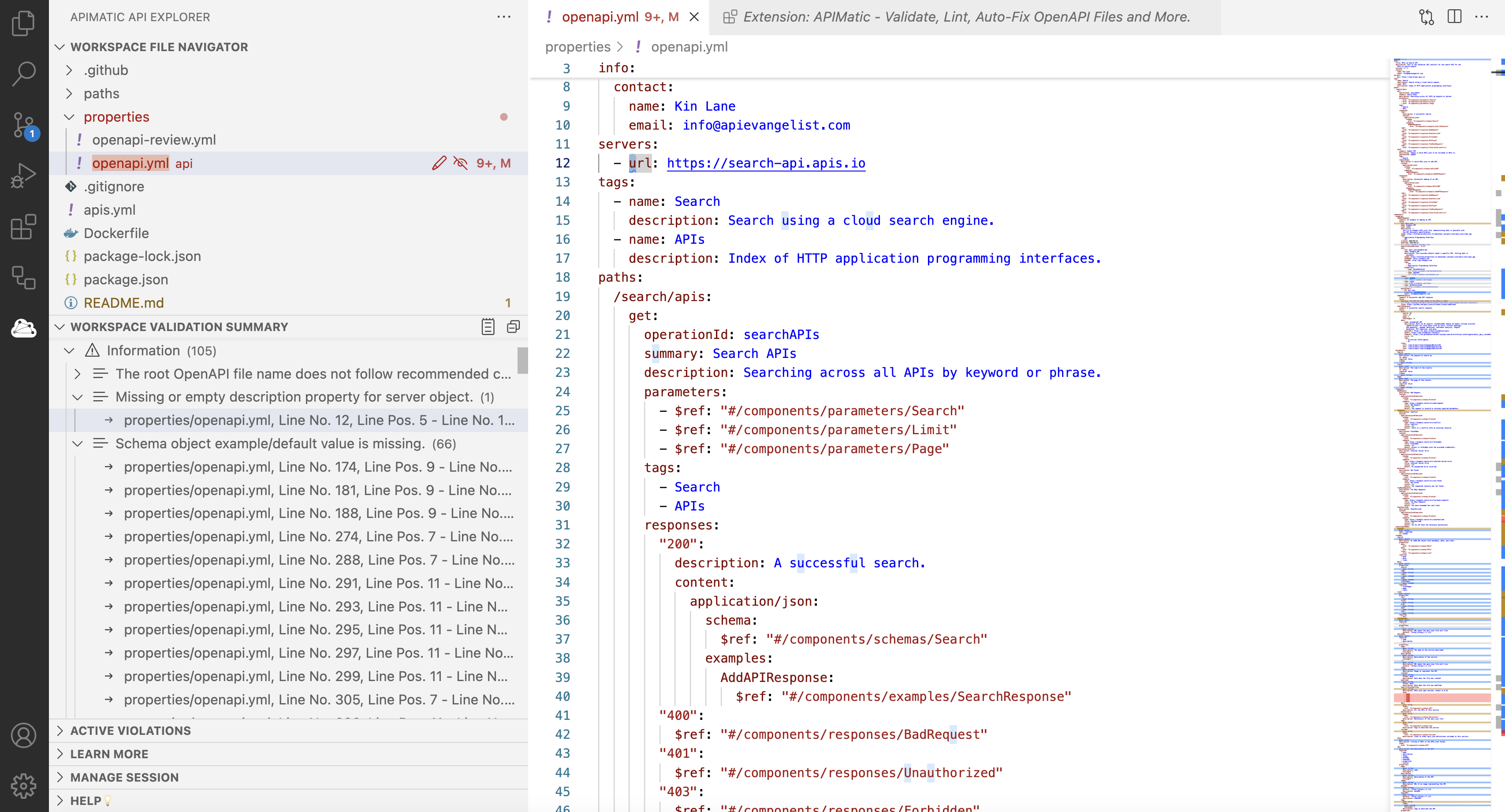 Innovation At Intersection of the IDE, OpenAPI Editor, and Governance Rule
